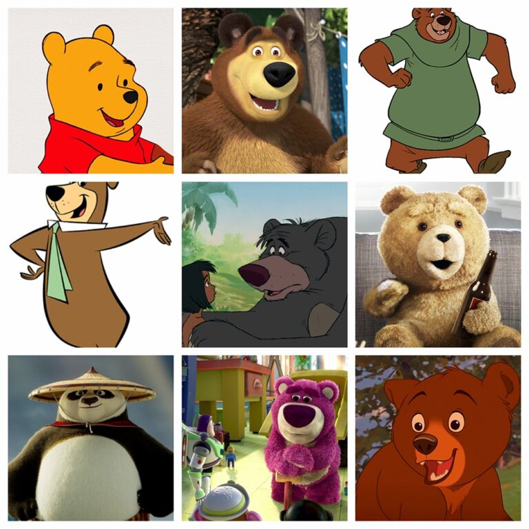 The 15 Most Famous Bear Cartoon Characters Ever