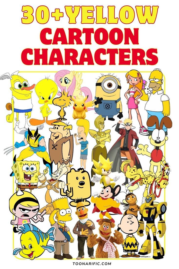 30+ Yellow Cartoon Characters That Leave A Lasting Impact