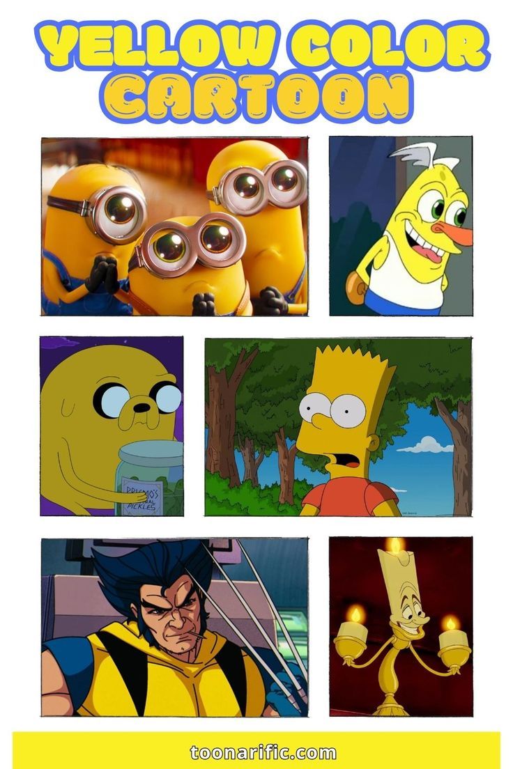 30+ Yellow Cartoon Characters That Leave A Lasting Impact