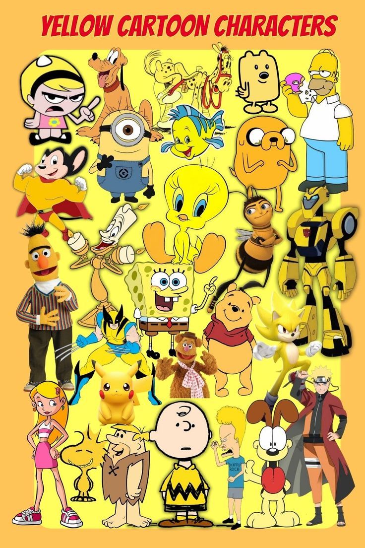 30+ Yellow Cartoon Characters That Leave A Lasting Impact