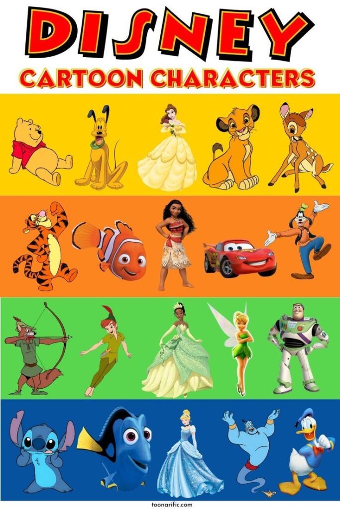 Cartoon Characters Pictures With Names Disneyland | Disney Characters