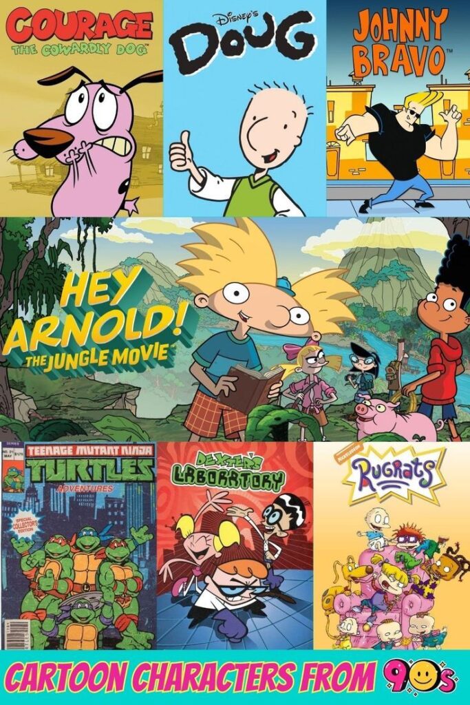 Top 30 Iconic 90s Cartoon Characters That We Grow Up With