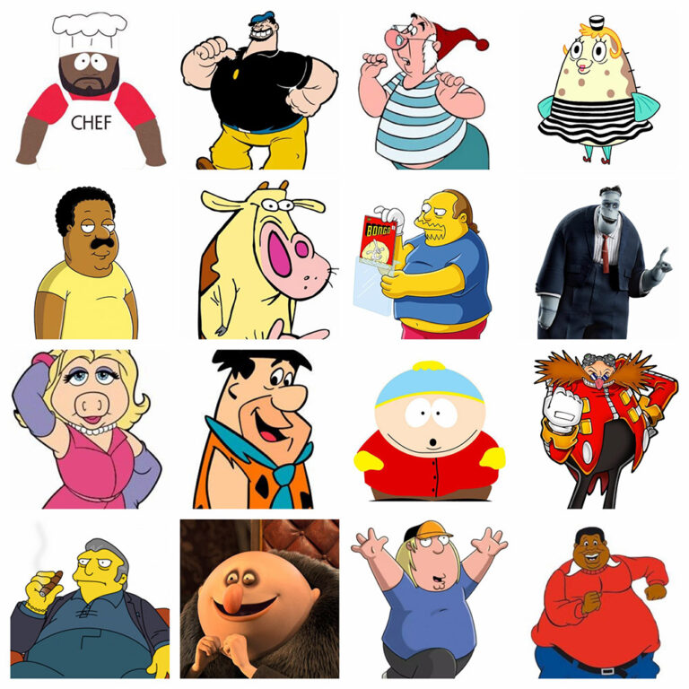 Top 40+ Fat Cartoon Characters: The Funniest & Cutest