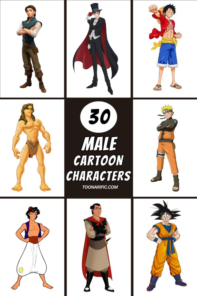 Top 30 Male Cartoon Characters That Remain Timeless