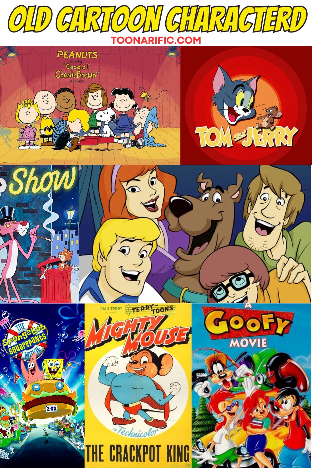 30 Old Cartoon Characters That Remain Timeless