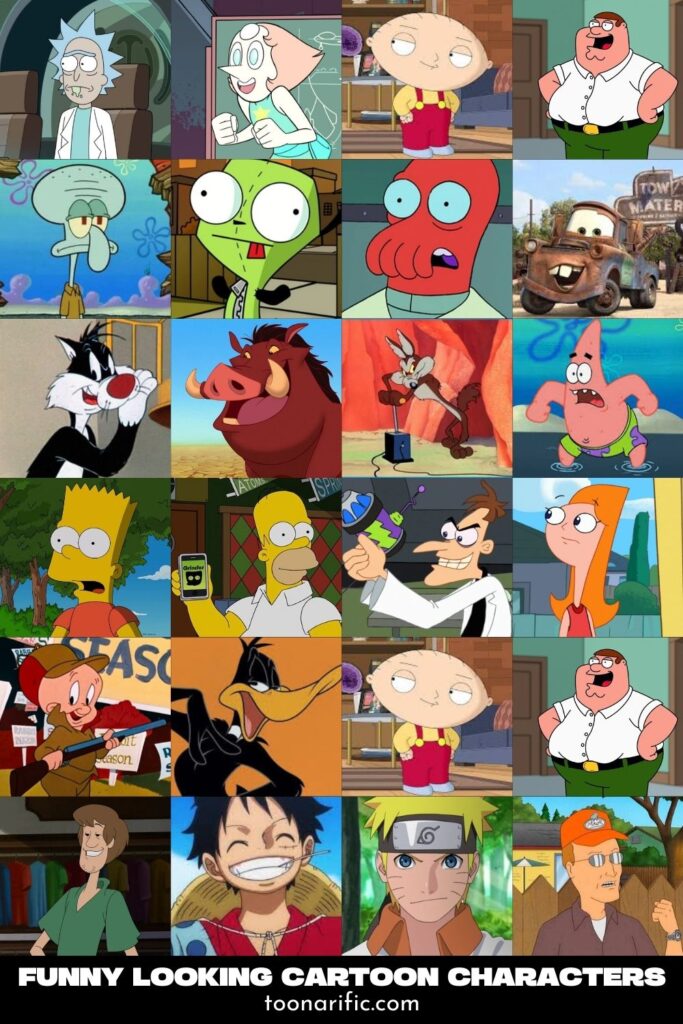 50 Funny Cartoon Characters That Brighten Your Day