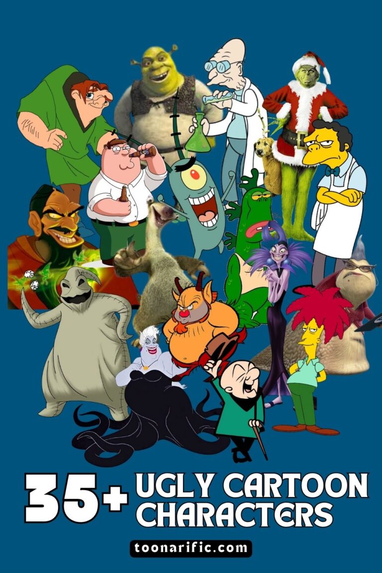 35+ Ugly Cartoon Characters That Are Impressively Charming