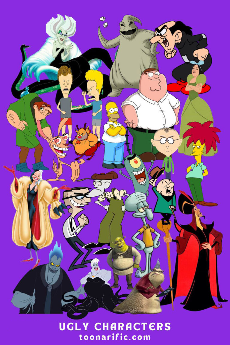 35+ Ugly Cartoon Characters That Are Impressively Charming