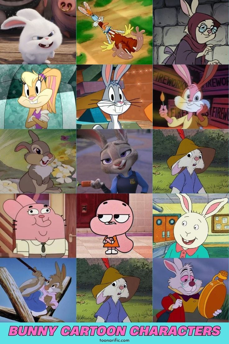 20 Famous Bunny Cartoon Characters From Old To New
