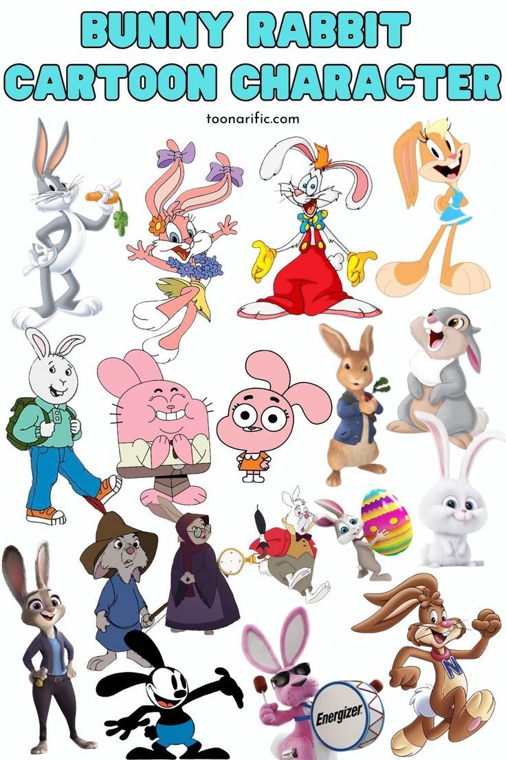 20 Famous Bunny Cartoon Characters From Old To New